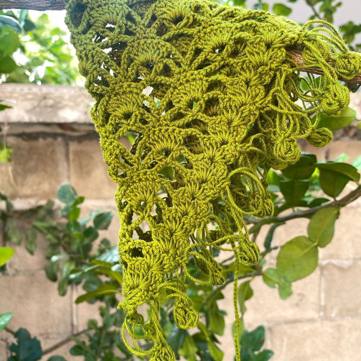 Green Leaf Head Scarf – Fruit by Kellie and Penelope